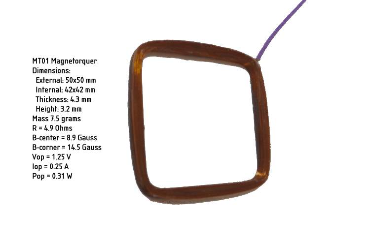 EXA MT01 Compact Magnetorquer - CubeSatShop.com